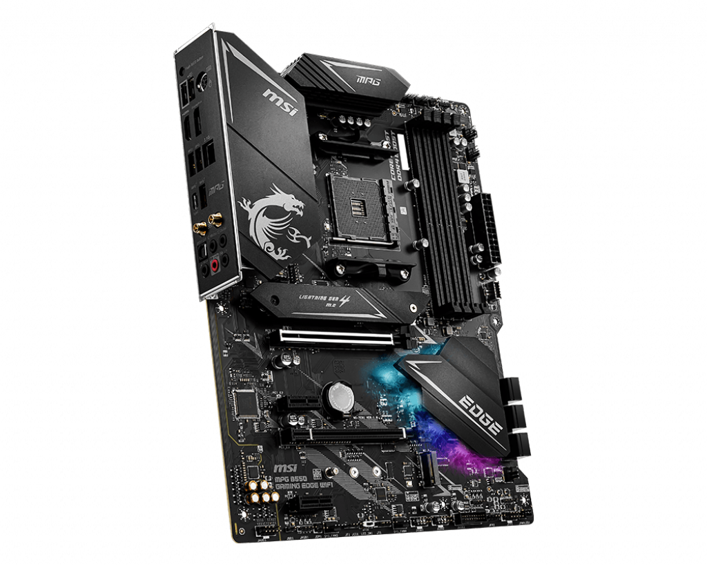 MSI MPG B550 GAMING EDGE WIFI AMD ATX Gaming Motherboard - Aeromalls ...